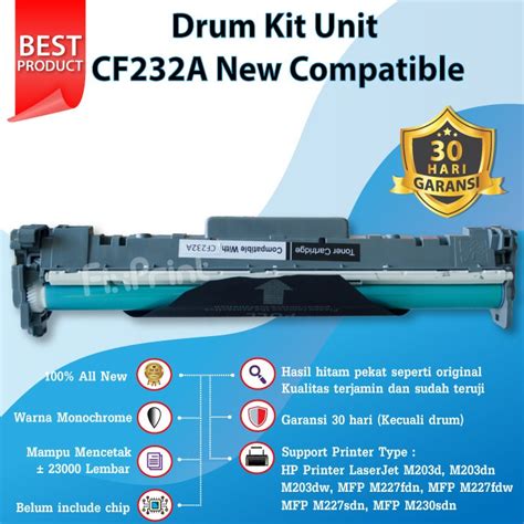Jual Drum Kit Unit 32a Cf232a New Compatible Plus Chip Drum Imaging