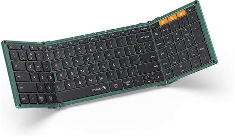 Amazon Com ProtoArc Foldable Bluetooth Keyboard XK Folding Wireless Portable Keyboard With