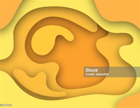 Abstract Horizontal Cut Paper Background In Vibrant Color Stock