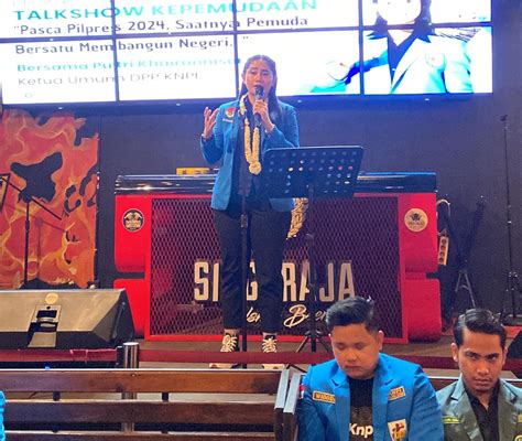 Talkshow Kepemudaan Di Sumsel Ketua KNPI Putri Khairunnisa Inisiasi