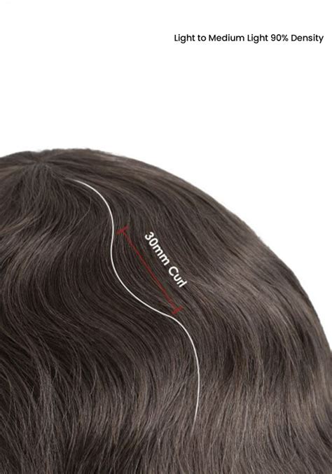 Light Density 90 Mens Skin Hair System For Older Men