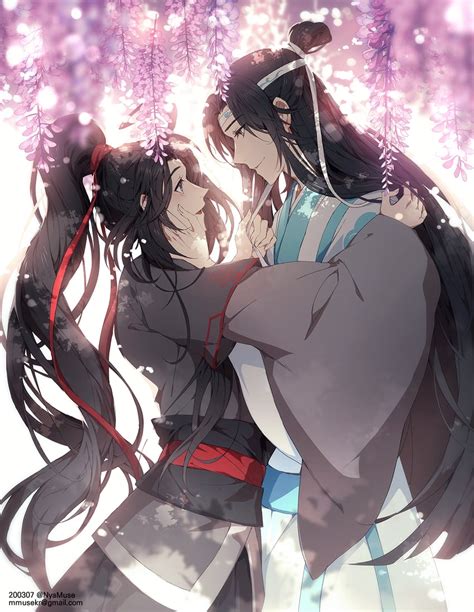 Wei Wuxian And Lan Wangji Modao Zushi Drawn By Muserainforest