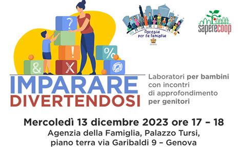 IMPARARE DIVERTENDOSI Sapere Coop Liguria