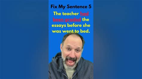 Fix My Sentence 5 Youtube