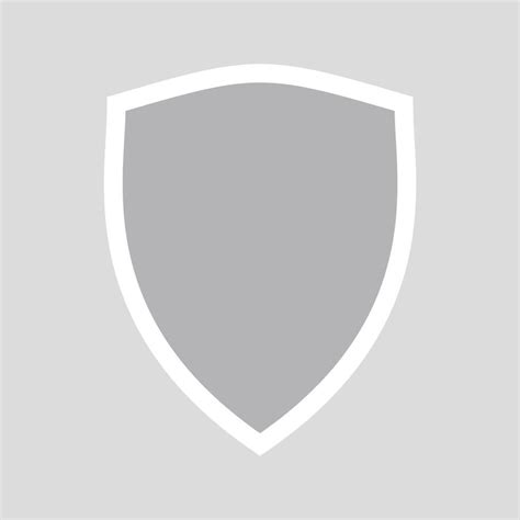 Grey Shield With Grey Background 44235660 Vector Art At Vecteezy