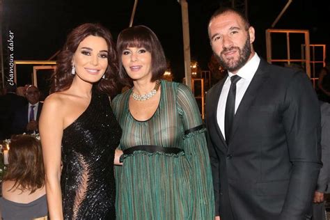 ‫النائب ستريدا طوق جعجع خلال حفل زفاف النائب ستريدا جعجع Facebook‬