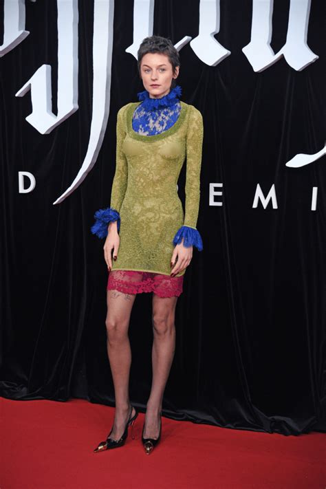 Emma Corrin Attends ‘nosferatu Berlin Premiere In A Playful Sheer