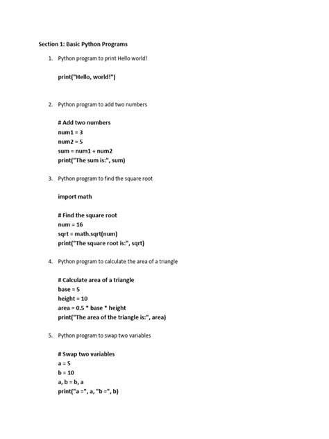 Python Practical Pdf Computer Programming Arithmetic