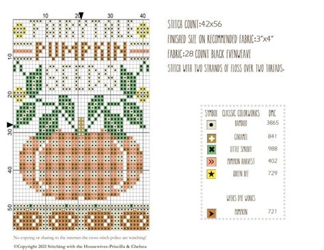 68 Stitching With The Housewives Mussen In 2024 Pumpkin Cross