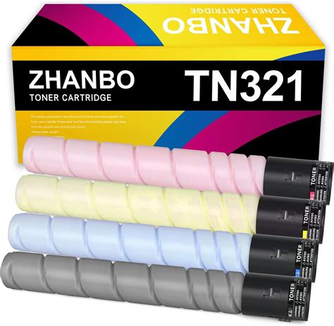 ZHANBO TN321 Wiederaufbereitete Tonerkartusche 27 000 Seiten Ersatz