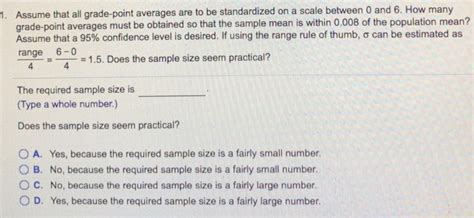 Solved Assume That All Grade Point Averages Are To Be Chegg
