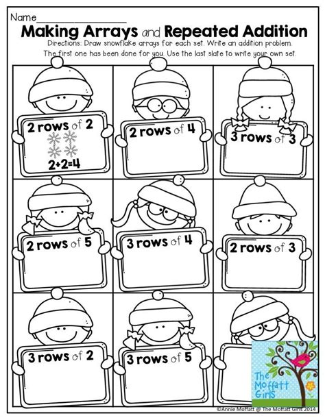 January No Prep Packets Second Grade Math 2nd Grade Math Repeated