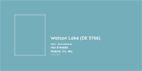 Watson Lake DE 5766 Complementary Or Opposite Color Name And Code