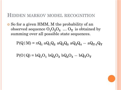 PPT Hidden Markov Models PowerPoint Presentation Free Download ID