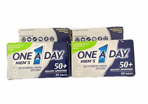 One A Day Mens Multivitamin Multimineral Supplement 50 Plus 65 Tablets