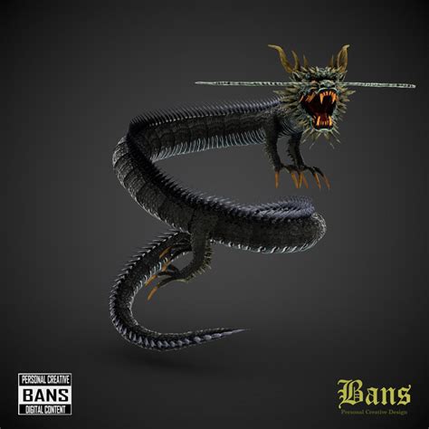 Realistic Shenlong Dragon Cgtrader