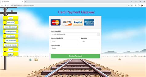 Github Sajidshamim99train Ticket Reservation System A User Friendly