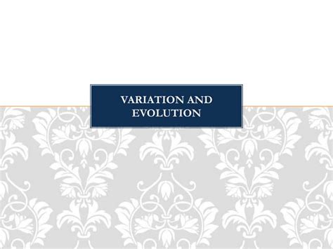 Genetic Variation Vs Environmental Variation Pptx