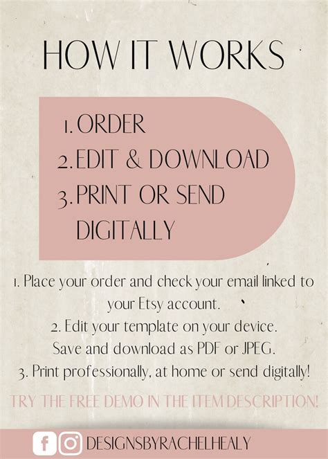 Editable Easter Dinner Menu Template Editable Easter Lunch Menu