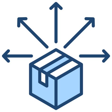 Distribution Generic Blue Icon