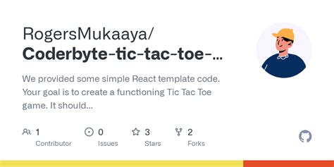 Coderbyte Tic Tac Toe Question And Answer Src Ds Store At Master