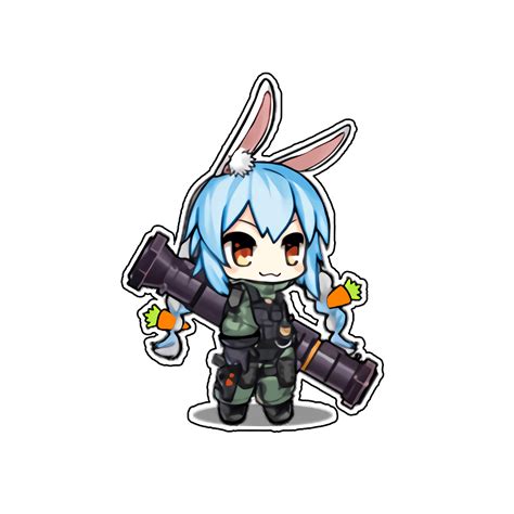 Pekora In Gfl Chibi Style Rgirlsfrontline