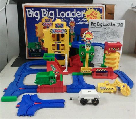 Vintage Tomy Big Big Loader Construction Set 5003 Near Complete W Box