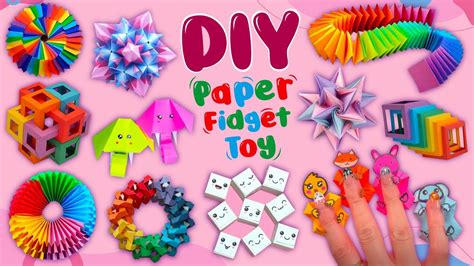 12 DIY Magic Paper Fidget Toy Crafts Viral TikTok Fidget Videos How