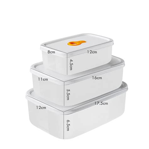 냉장고 정리함 뚜껑이 있는 플라스틱 통 깨끗한 잔여 용기 지속 가능한 보존 홀더 미니멀리스트 기구 1 개 신제품 Aliexpress
