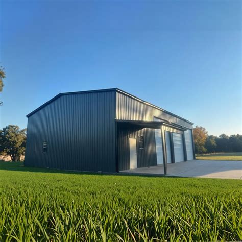 40x60x16 Galvanized Metal Building The Shed House Llc