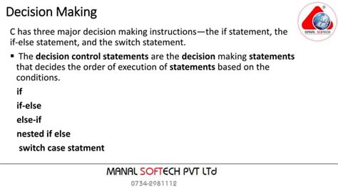 Decision Control Structures Pptx