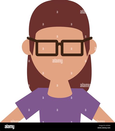 Geek Woman Avatar Stock Vector Image And Art Alamy