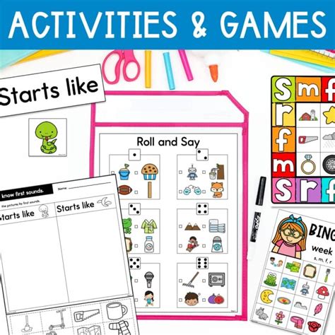 First Sound Fluency Intervention Unit Initial Sound Isolation Lessons