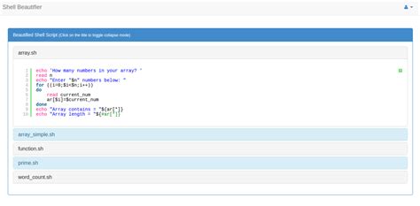 Github Arshoshellbeautifier Shell Beautifier Is A Shell Script
