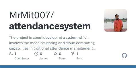GitHub MrMit007 Attendancesystem The Project Is About Developing A System Which Involves The