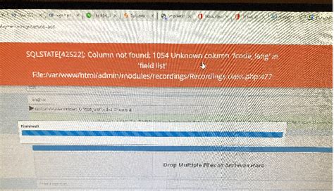 Sqlstate 42s22 Column Not Found 1054 Unknown Column Fcodelang