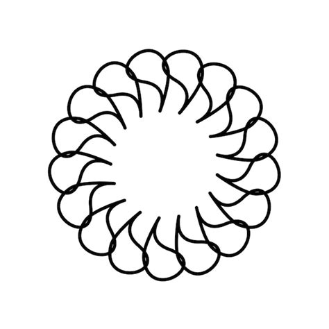 Premium Vector Circular Vector Pattern Design Eps