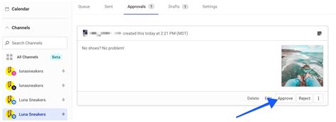 managing and approving draft posts buffer help center
