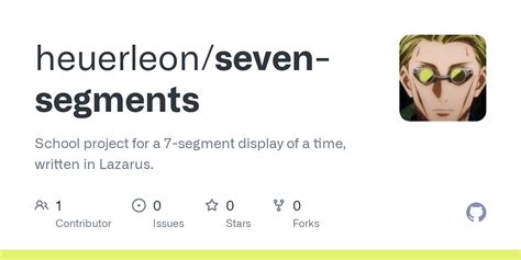 Github Heuerleonseven Segments School Project For A 7 Segment Display Of A Time Written In