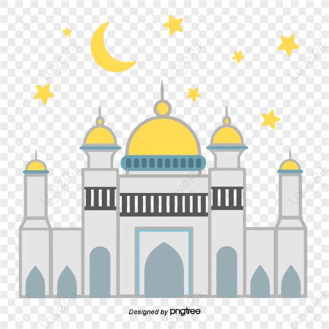 이슬람 라마단 사원 건물 일러스트기호이슬람교도기도 Png 일러스트 무료 다운로드 Lovepik