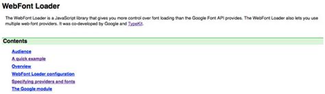 Great Font Resources For Web Development