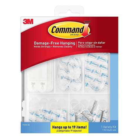Command Assorted Hook Kit Clear 50pack 17232 Es Image 1