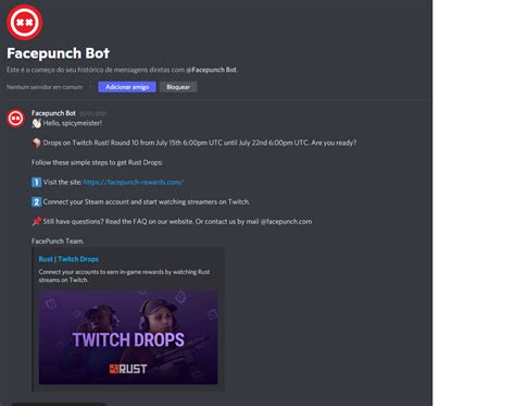 Be Careful With This Discord Scam Message Rust R Playrust
