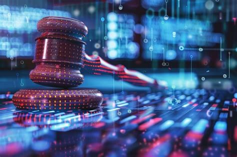 Analyzing Legal Data Ar Generative Ai Premium Ai Generated Image