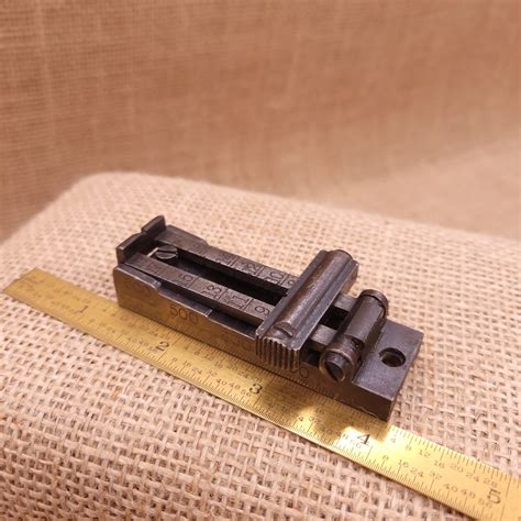 Us Krag Jorgensen Model 1892 Rear Sight Assembly W Front Screw Old Arms Of Idaho Llc