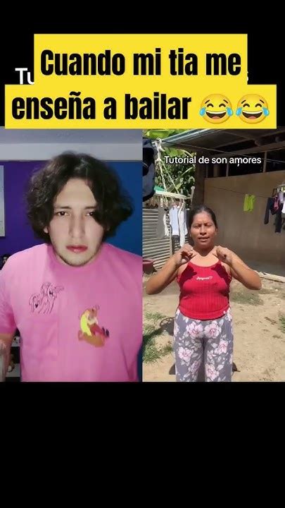 Cuando Mi Tía Me Enseña A Bailar 😂😂 Hey Crispin Humor Shorts Youtube