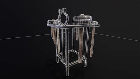 3d Model Blacksmith Tool Kit Vr Ar Low Poly Cgtrader