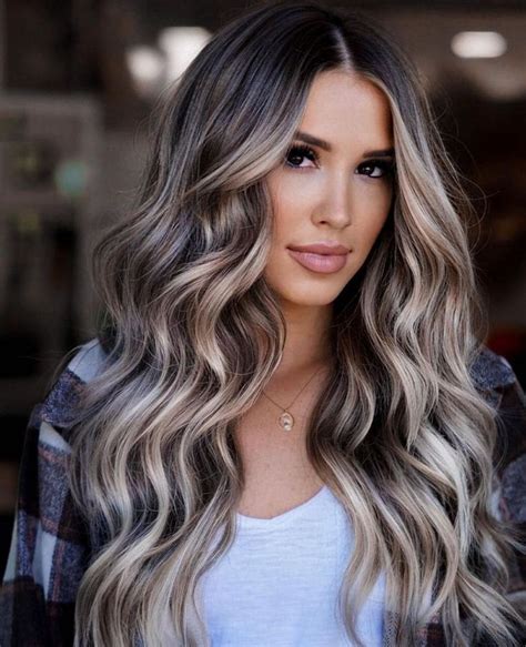 Amazing Beach Waves Hair Styles Dark Brown Hair Balayage Brunette Hair With Highlights