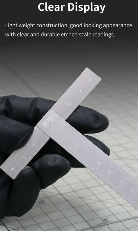 Dspiae Sst 01 Stainless Steel T Ruler