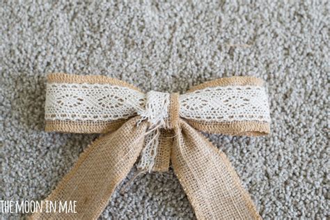 The Moon In Mae Diy Burlap Bow